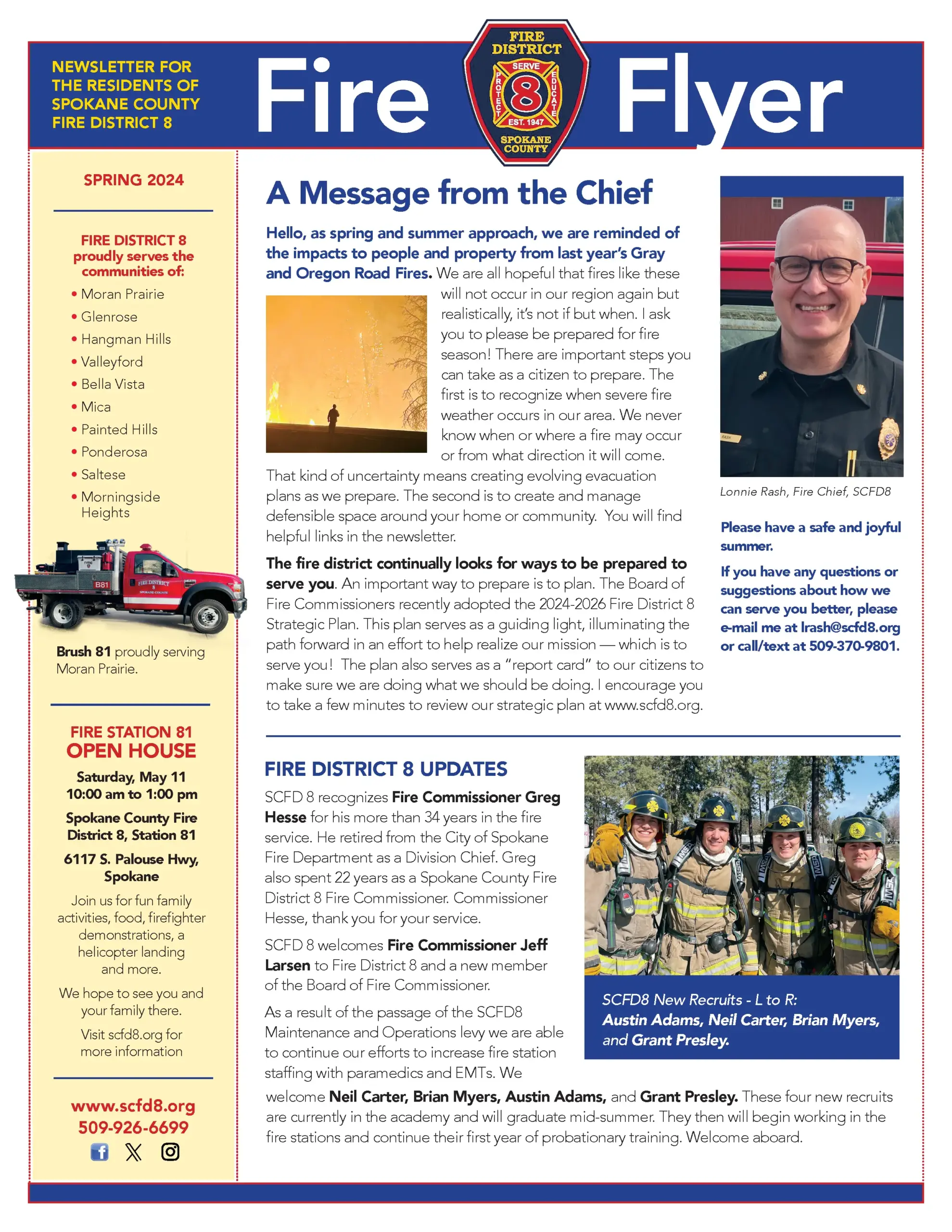 Fire 8 Flyer – Spring 2024 Edition – Spokane County Fire District 8